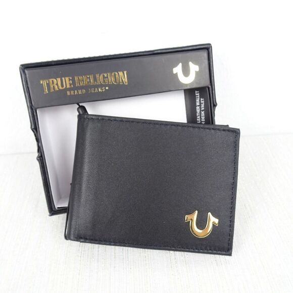 True Religion | Accessories | True Religion Mens Wallet Slim Bifold ...